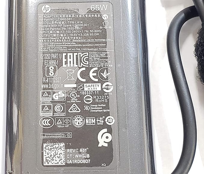 HP 65W AC power adapter(Blue Tip) – ReCellExchange